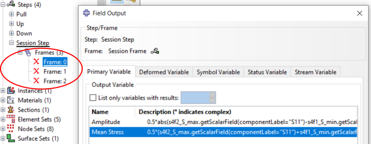 Calculation Of Field Outputs From Frames In Abaquscae And Abaqusviewer Plm Blog And Knowledge