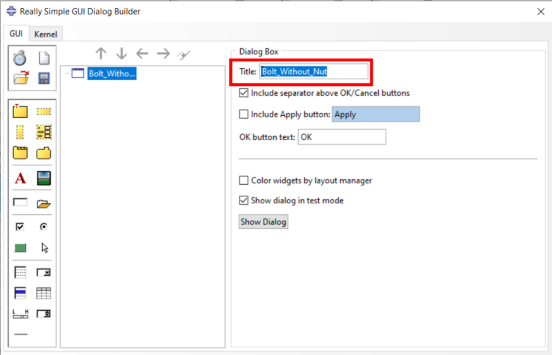 RSG Dialog Builder in Abaqus/CAE – Generation of screws - PLM Blog ...
