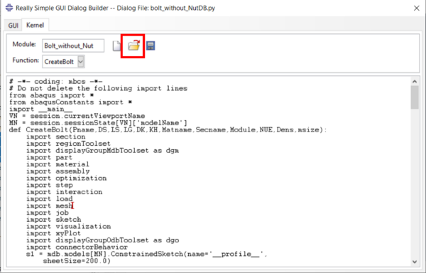 RSG Dialog Builder in Abaqus/CAE – Generation of screws - PLM Blog & Knowledge Center