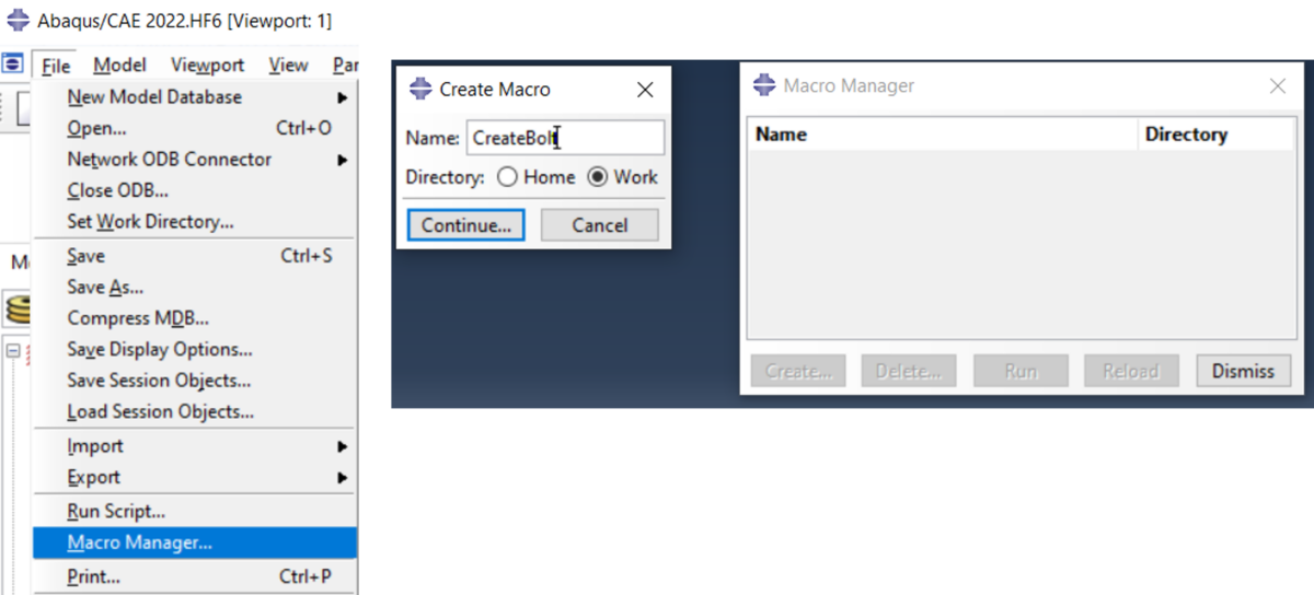 RSG Dialog Builder in Abaqus/CAE – Generation of screws - PLM Blog ...